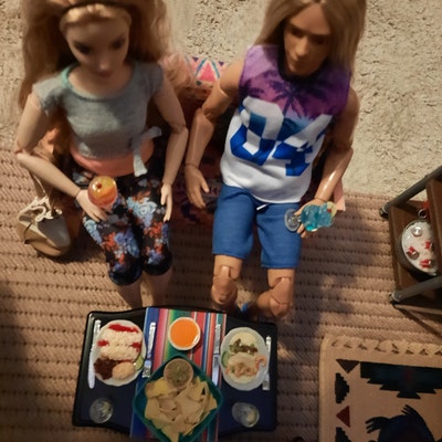 1:6 Strawberry Milkshake Barbie Diorama Phicen Doll Playscale Phicen ...