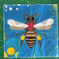Honey Bee Quilt Paper Piecing Pattern - Etsy Canada