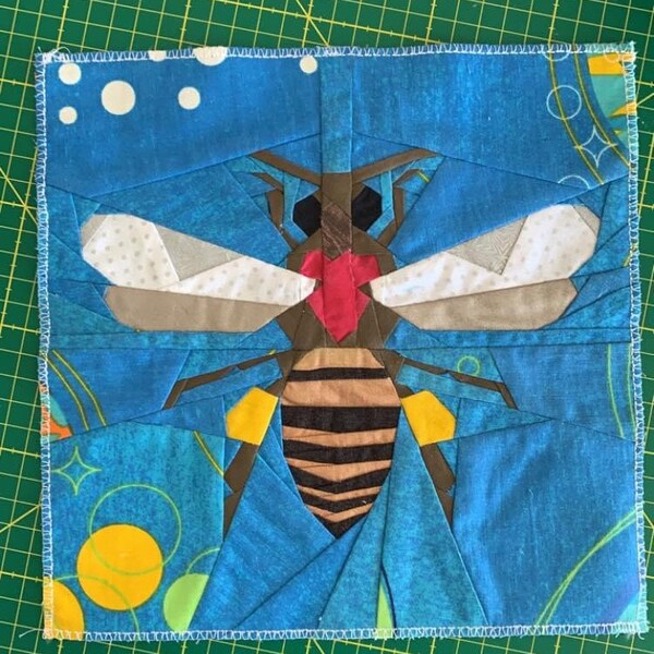 Honey Bee Quilt Paper Piecing Pattern - Etsy