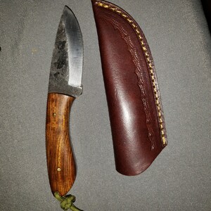 Damascus Kabar Knife With Sheath Custom Handmade Damascus - Etsy