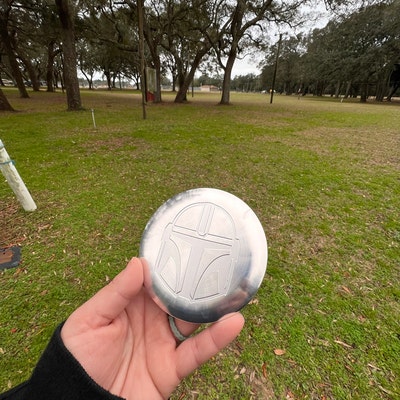 Disc Golf Aluminum Mini Marker Disc Golf Basket in Trees - Etsy