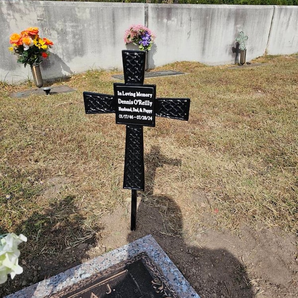Memorial Cross Stake - Etsy