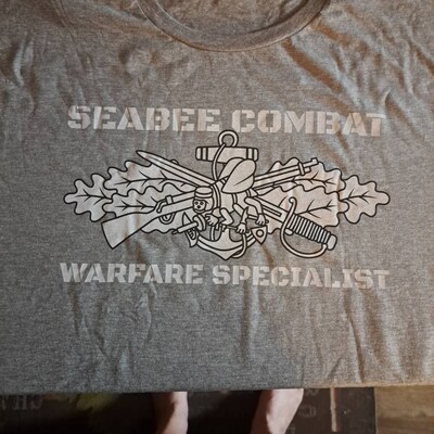 Double Sided Battalion NMCB FORTY 40 BEEP Navy Seabees Logo T-shirt - Etsy