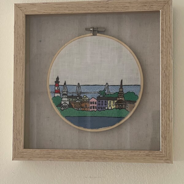 Charleston SC, United States. Hand Embroidery Pattern PDF. DIY ...