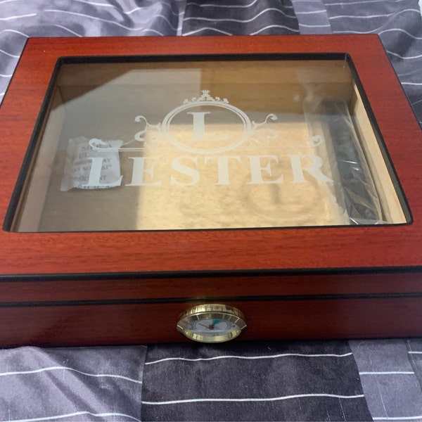 Personalized Cigar Box Gift - Custom Cigar Humidor – Filligree Cigar ...