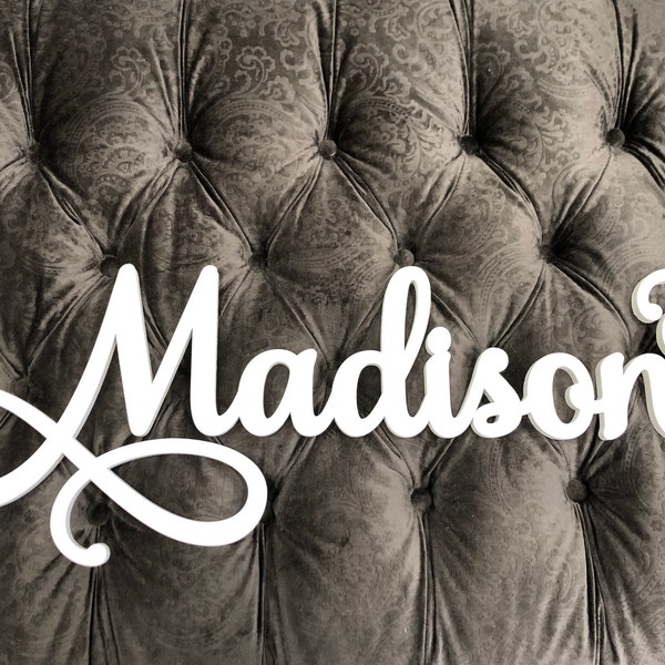 Custom Name Sign, First Name. Personalized Name Sign, Script Font ...