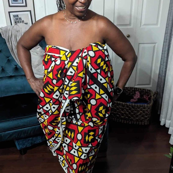 WP1307 - Angolan Samakaka 100% Cotton African Ankara Fabric | Vibrant ...