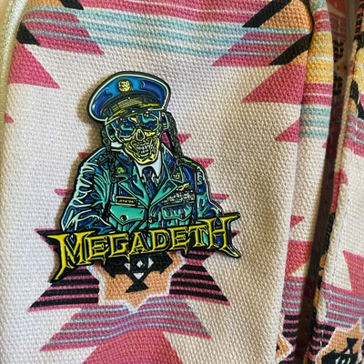 Megadeth General Vic Rattlehead Enamel Pin - Etsy