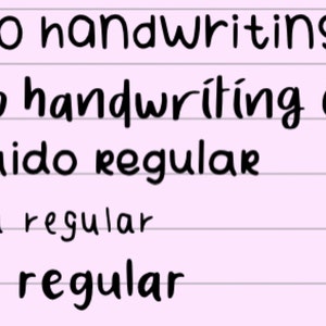 Handwriting Goodnotes Font Cute Neat Note Taking Font iPad Handwritten ...