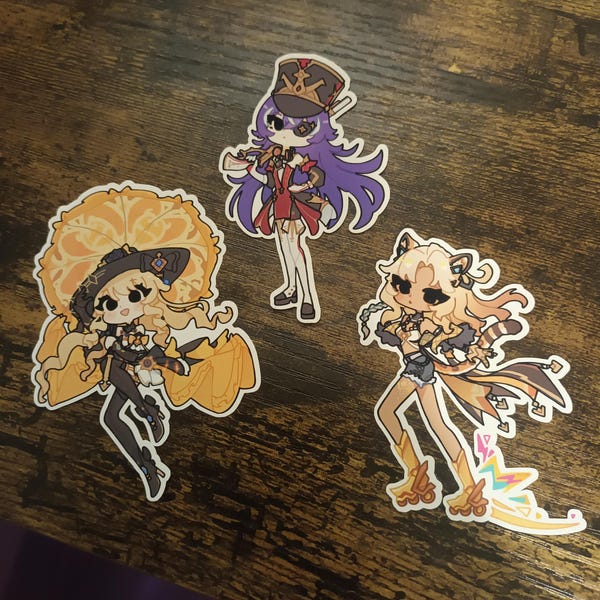 Needy Streamer Overload Cute Sticker Sheet Kangel Kawaiiangel Ame-chan ...