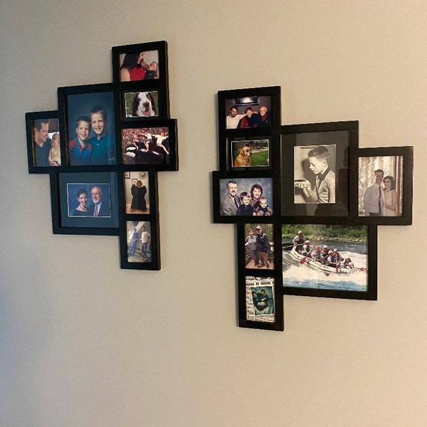 4X6 Custom Collage Frame, Multi Photo Frame for 4x6s, Postcard Frame ...