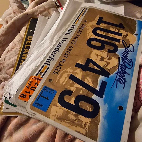 License Plate Pick Your State, All Authentic License Plates, Real ...