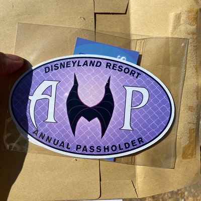 Maleficent Annual Passholder Sticker & Magnet - Etsy