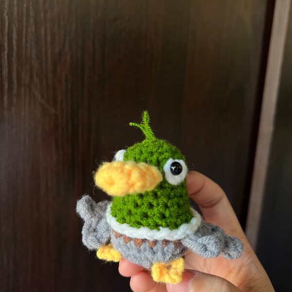 Crocheted Duck Birb (secret Agent Bird) PDF and Video Crochet Pattern ...