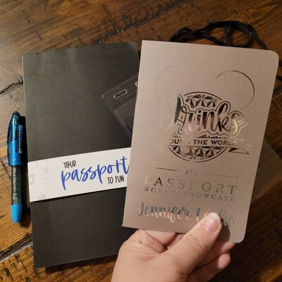 Drinks Around the World Passport Booklet With Lanyard for World ...