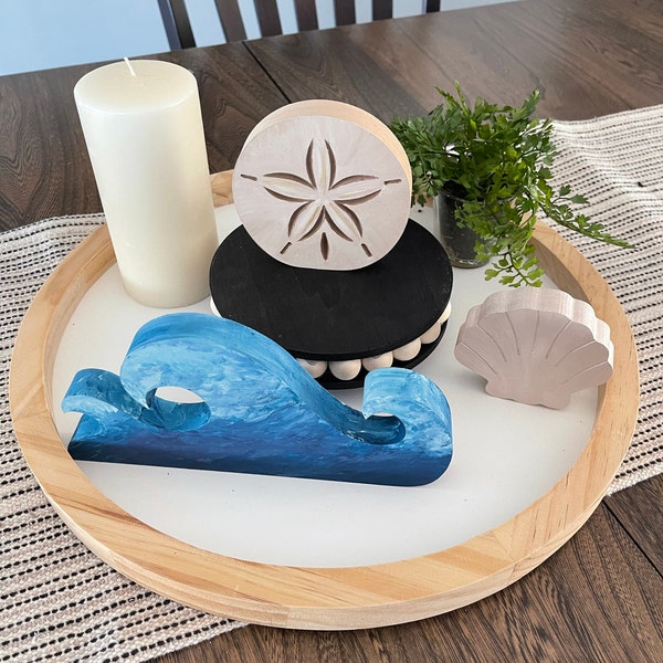 Wave Cutout- Wave Craft- DIY Summer Decor- Free Standing- DIY Wave ...