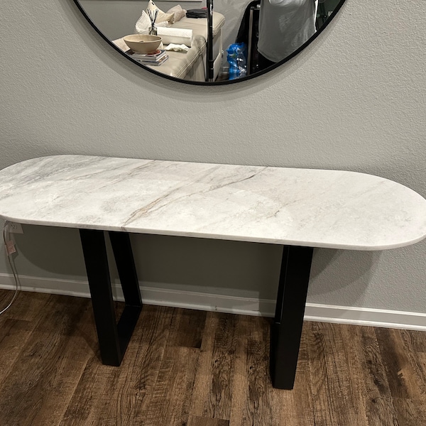 H 28 Inch Trapezoid Console Table Legs, 1 Pair, #SS230 - Etsy