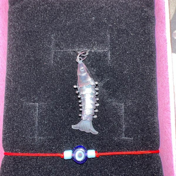 3D Movable Fish Sterling Silver Pendant, Silver Fish Pendant, 925 ...