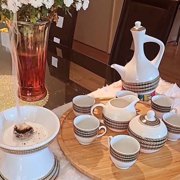 Ethiopian/eritrean Porcelain Taba Kitfo Serving - Etsy