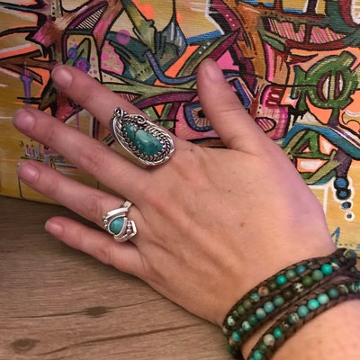 Split Band Mini Wire Wrapped Hand Crafted Bangle Bracelet - Etsy