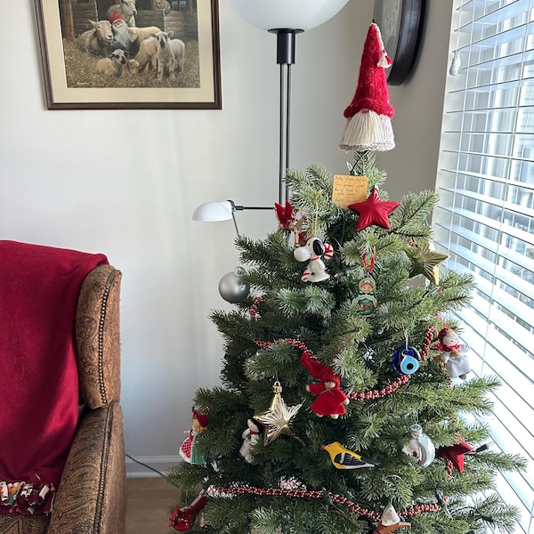 Santa Claus Gnome Christmas Tree Topper. Christmas Gnome, Swedish Tomte ...