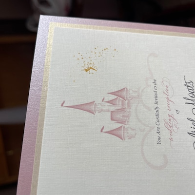 Elegant Disney Wedding Invitations, Fairy Tale Wedding, Disney Wedding ...