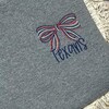 1" Inch Carsyn Bevel Two Tone Modern Type Embroidery Font Herrington ...