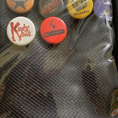 Broadway Inspired Show Button, 1.25, Pins, Musicals, Musical Theatre ...