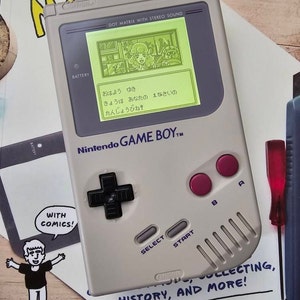 Custom Backlit Gameboy DMG, Modded Bivert Nintendo Game Boy With Glass ...