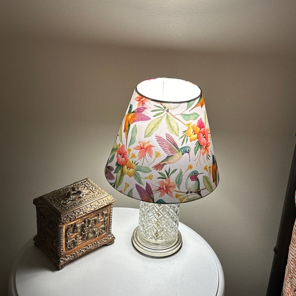 Hummingbird Lamp Shade. Hummingbirds. Birds. Trees. Flowers. Shades Are ...