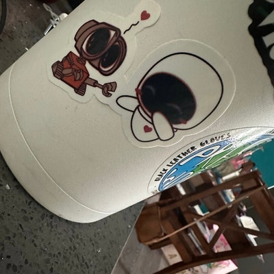 Wall-e and Eve Sticker - Etsy