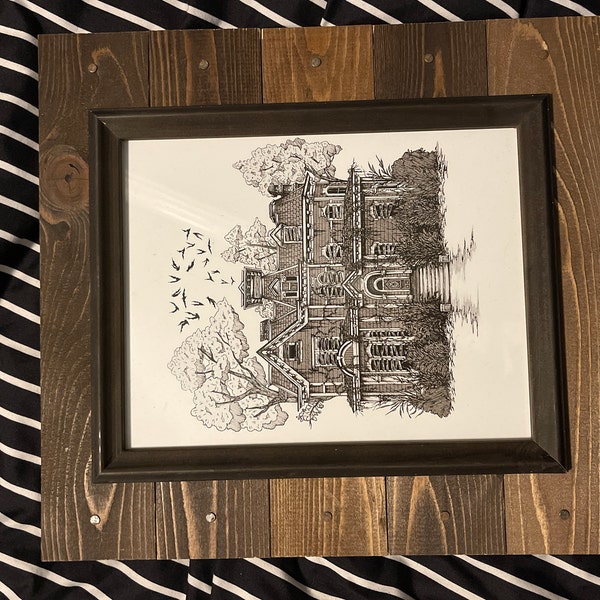 Creel House - Stranger Things Spooky House Wall Decor Fine Art Print - Etsy