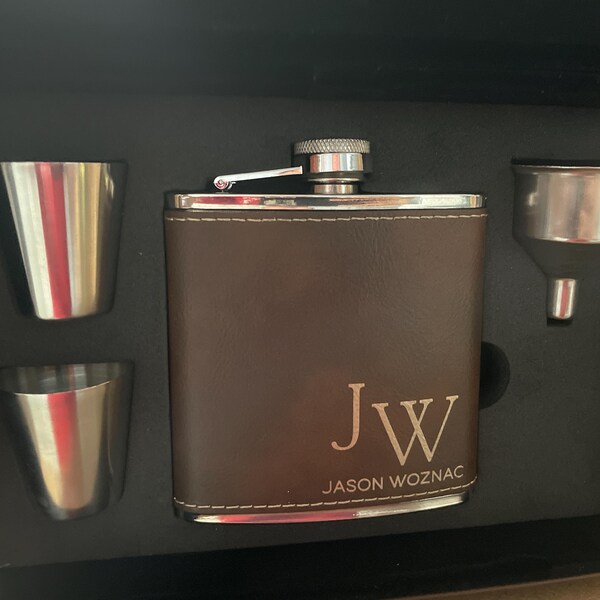 Groomsmen Proposal, Groomsmen Gift, Flask Gift Set, Custom Groomsmen ...