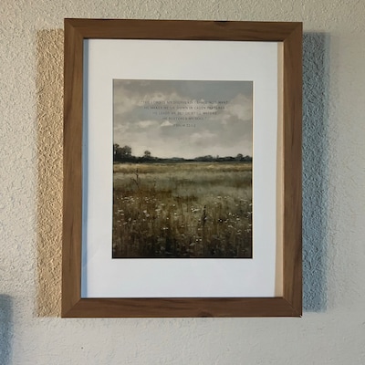 Abstract Scripture Christian Art Prints Luke 12, Psalm 23, Psalm 46 Set ...