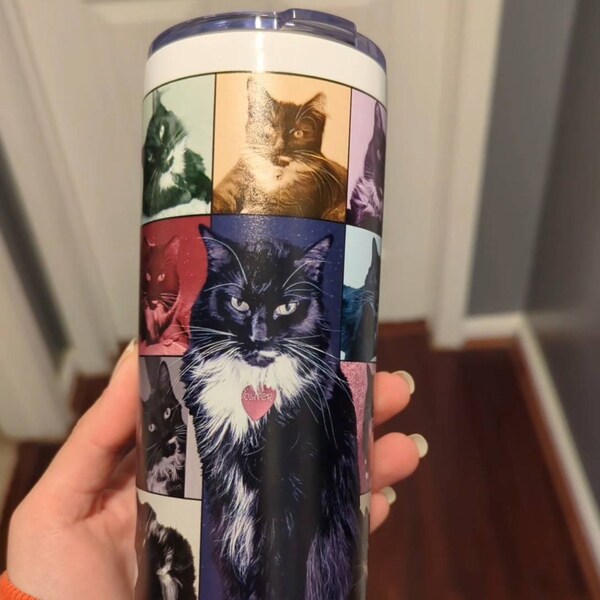 Custom Signature Drink Sign With Cute Cat Face, Unique Dog or Cat ...