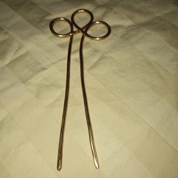 PAIR of Brass Medieval Veil Pins. Medieval Dress Pin. Renaissance Pins ...