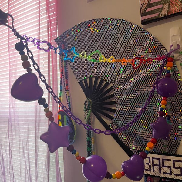 90's Rave Chain - Etsy