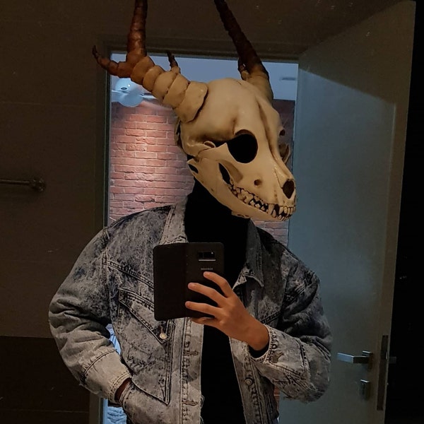 Cervine Skull Mask - Etsy