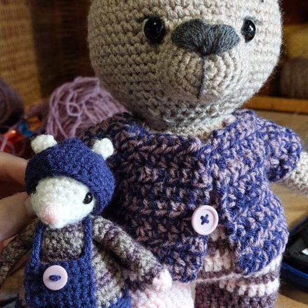 CROCHET BEAR PATTERN Amigurumi Cute Bear Pattern Crochet Tutorial Teddy ...