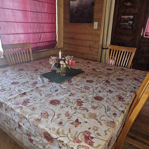 Navy-blue Natural Linen Table Cloth, Linen in Various Colors, Neutral ...