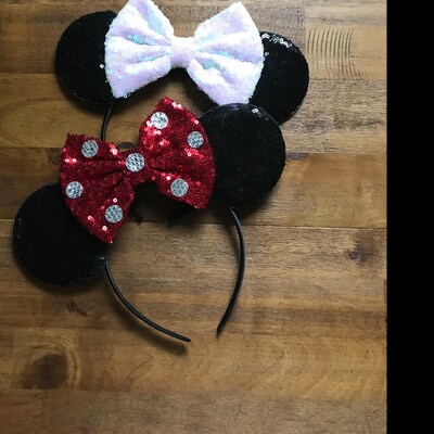 Polka Dot Minnie Ears, Polka Dot Mickey Ears, Disney Minnie Mouse Ears ...