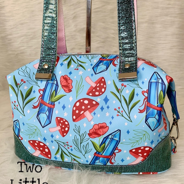 Swoon Patterns: Brooklyn Handbag & Traveler - PDF Vintage Purse Tote ...