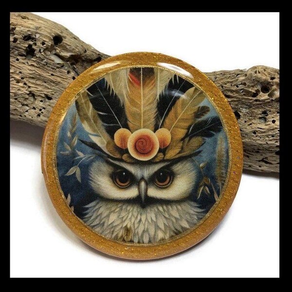 Kokopelli Good Luck Polymer Clay Medallion Pendant Jewelry Making ...