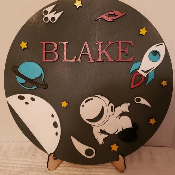 Munchkin Monograms Space Collection Children Decor SVG File Download ...