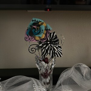 Nightmare Flowers, Jack and Sally Rose, Halloween Flowers, Unique ...