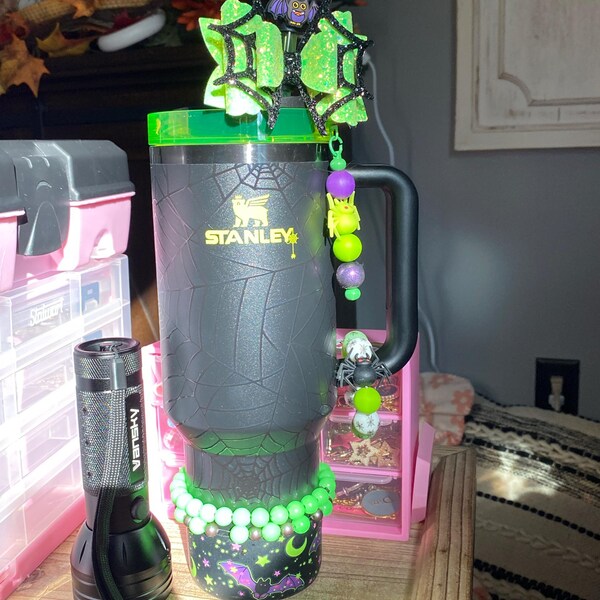 Pink Cow Straw Topper, Straw Topper for Stanley Cup, Bow Straw Topper ...