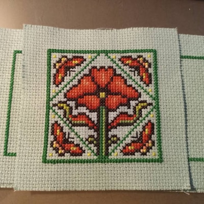 Poppy Scissor Case and Fob Durene J Cross Stitch DJXS2412 - Etsy