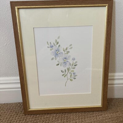 Watercolor Birth Month Flower Prints Floral Garden Collage - Etsy