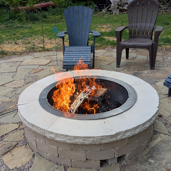 Handcrafted Corten Steel Fire Pit - Solid, Durable, Rustic, Long ...