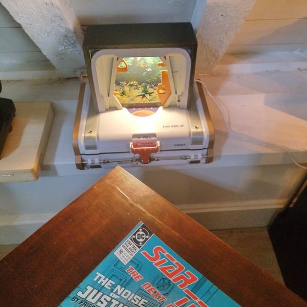 Star Trek Holodeck Doors Miniature Book Nook, the Next Generation Art ...